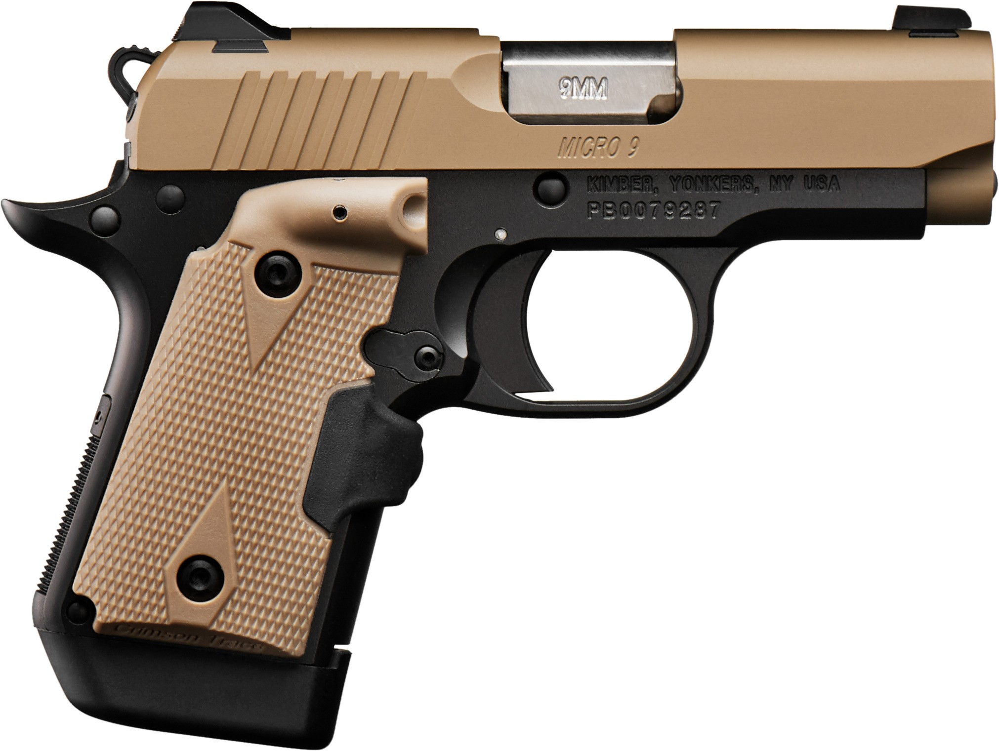 MICRO 9MM 3.15" DESERT TAN LG - Semi Auto Pistols at GunBroker.com ...