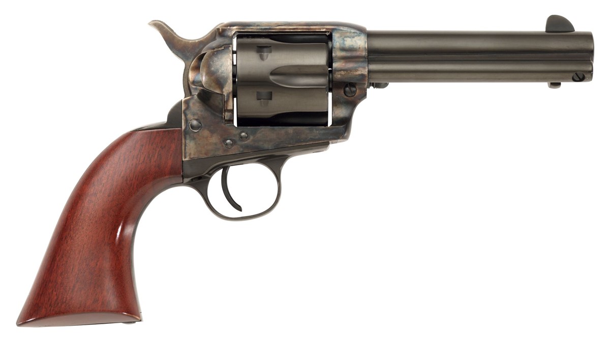 TAYLORS & COMPANY GUNFIGHTER 45LC BL/WD 4.75in. - Revolvers at ...