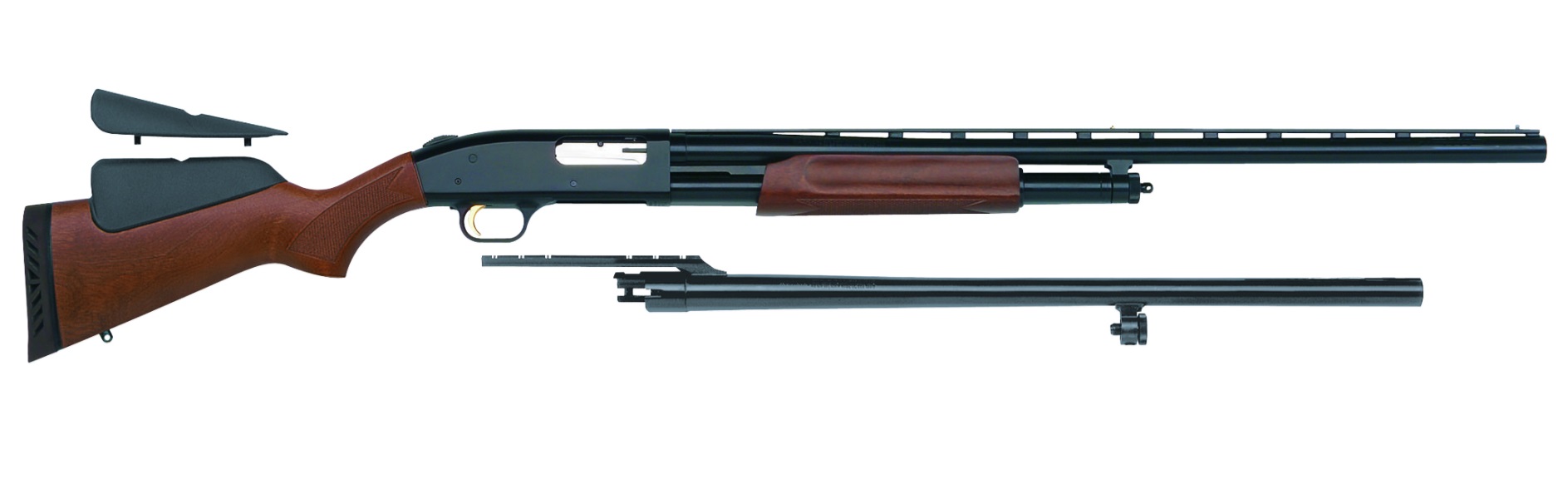 MOSSBERG 500 FLD/DEER COMBO 12GA W/BASE - Pump Action Shotguns at ...