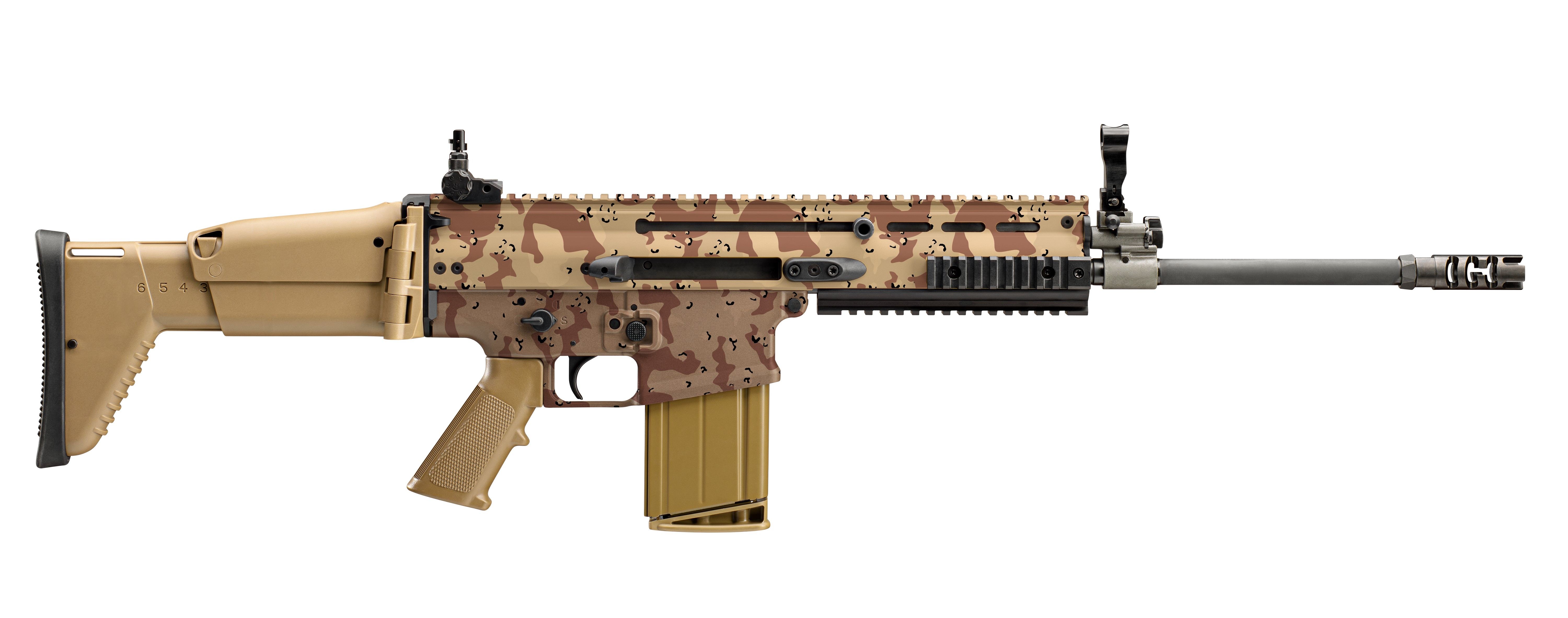 FN SCAR 17S 308WIN CHOCOLATE 16in. - Semi Auto Rifles at GunBroker.com ...