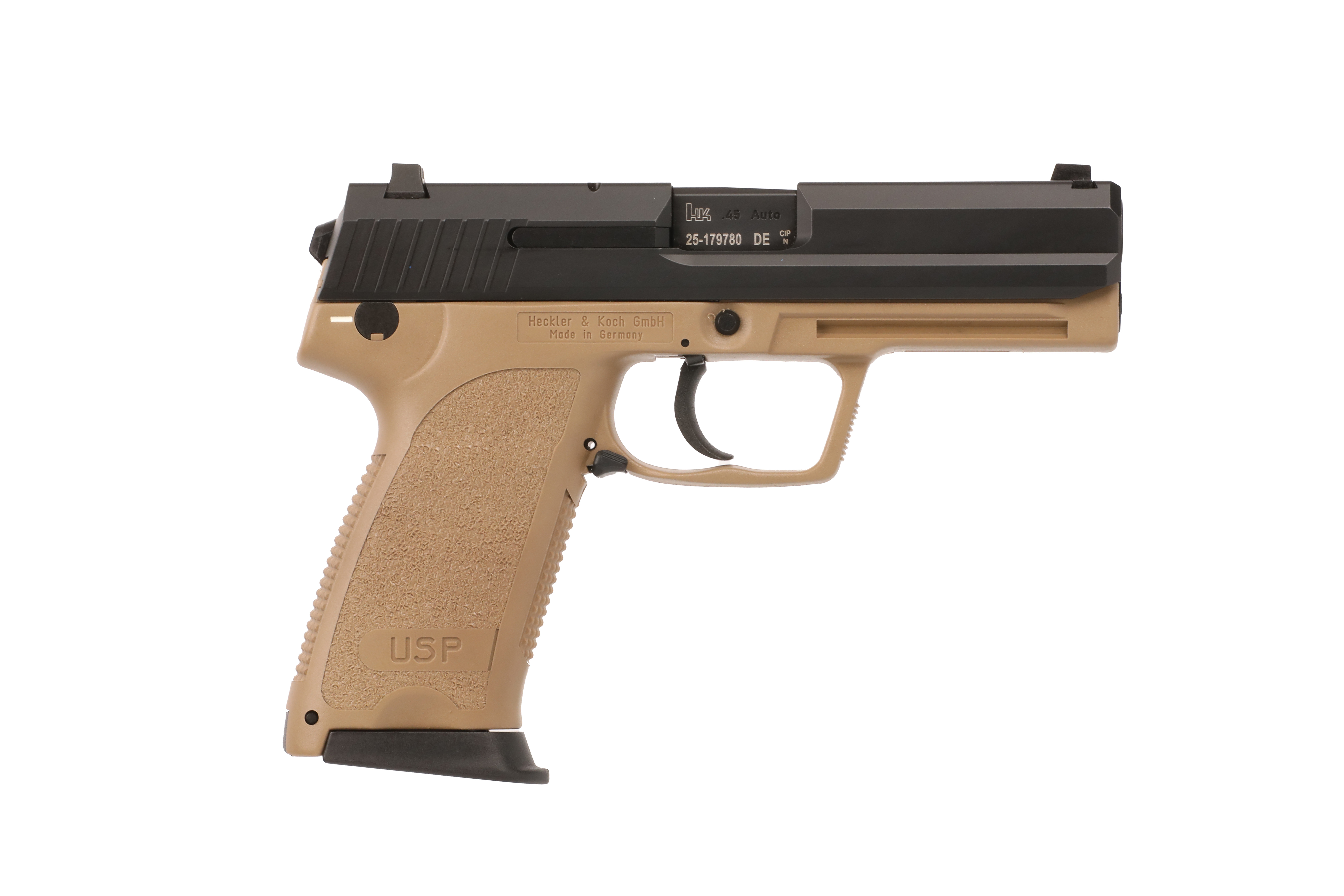 HECKLER AND KOCH (HK USA) USP45 V7 45ACP FDE 12+1 LEM FS - Semi Auto ...